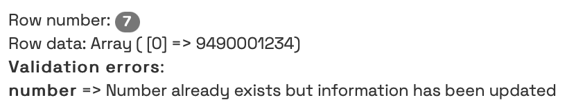 Importing Numbers Via Csv File 6381